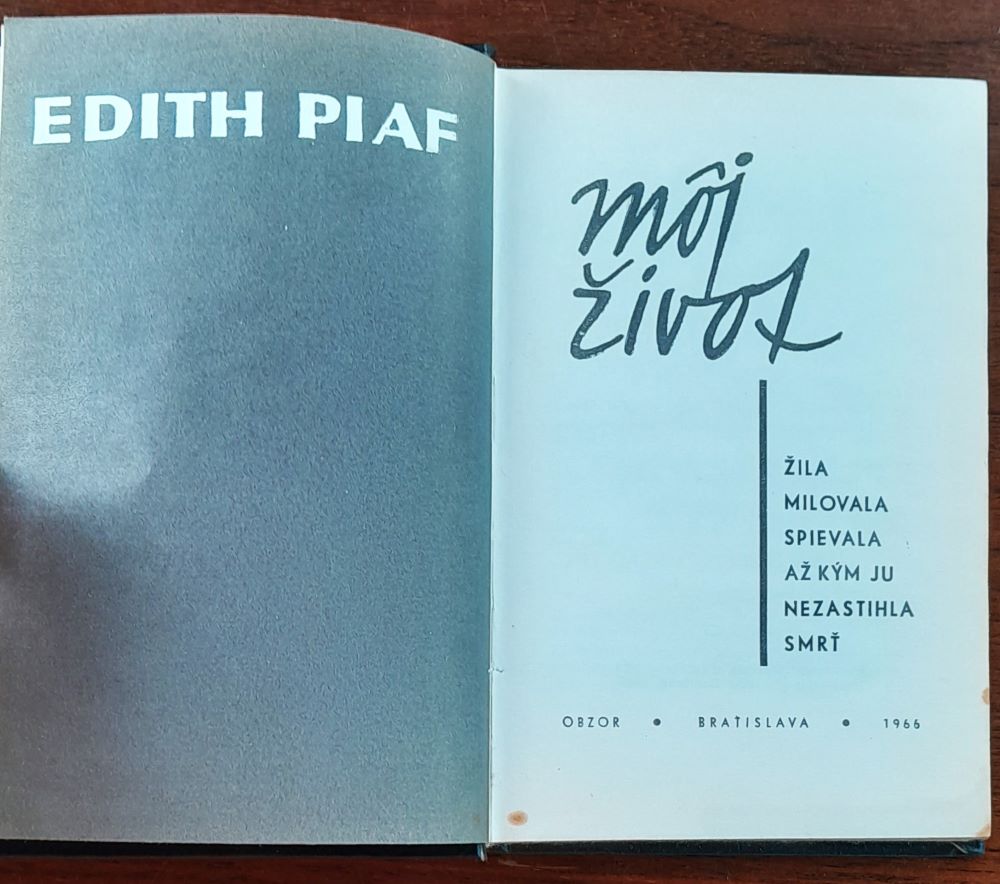 Môj život, Ma vie, Antikvariát, Antikvychod,